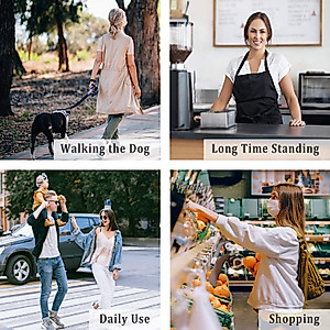 Women's Mesh Garden Shoes Air Cushion Mule Clogs Lightweight Walking Shoes Black EU40 US9.5