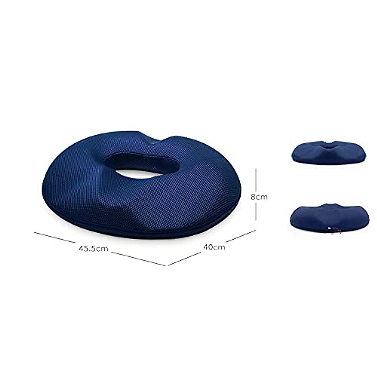 Odekai Seat Cushion for Office Chair, Ergonomic Memory Foam Coccyx Cushion,Hemorrhoid Tailbone Cushion with Washable Cover, for Home Office Chair Pad, Car Seat