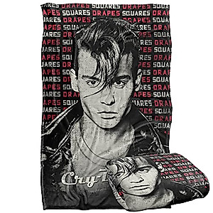 Cry Baby Drapes and Squares Officially Licensed Silky Touch Super Soft Throw Blanket 36" x 58"