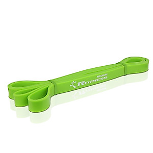 Furinno RFitness Professional 41-Inch Long Loop Stretch Latex Exercise Band, Medium (Green)