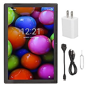 10.1in Tablet, Calling Tablet 100‑240V 8 Core CPU for Android 11 for Learning (US Plug)