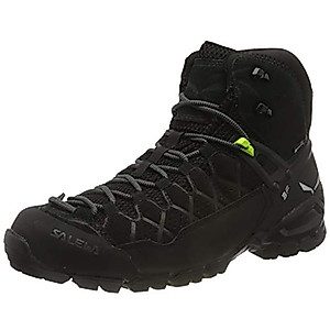 Salewa Men's MS ALP Trainer MID GTX Trekking & Hiking Boots, Black, 9.5