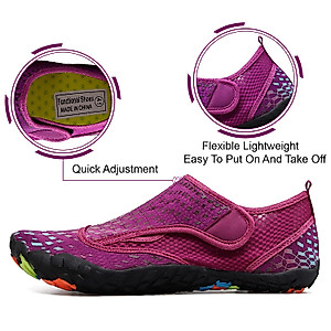L-RUN Womens Water Sports Shoes for Surfing Walking Yoga Purple M US (Women 8.5, Men 7)=EU39