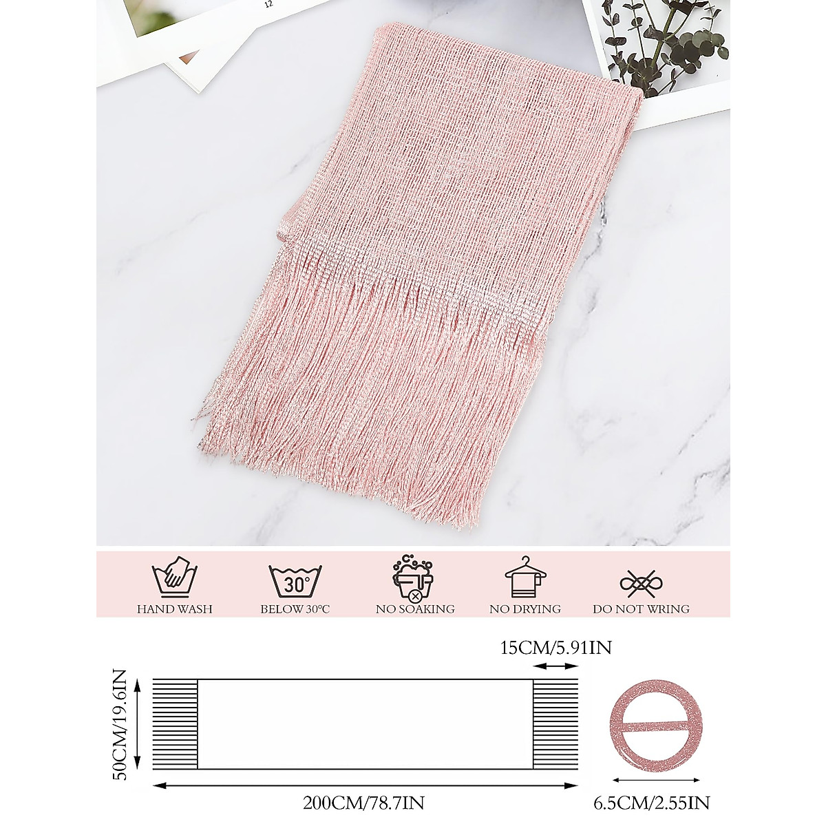 ZENUTA Shawls and Wraps for Evening Dresses, Womens Shawls and Wraps, Dressy Shawls and Wraps for Evening Wear (F. Pink (With Pink Buckle))
