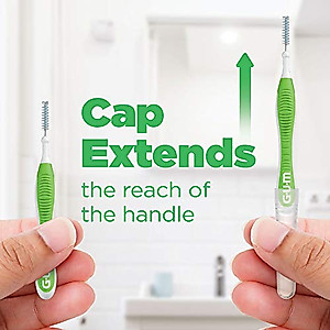 GUM Proxabrush Go-Betweens - Tight - Interdental Brushes for Tight Teeth - Soft Bristled Dental Picks for Plaque Removal & Gum Health - Safe for Braces & Dental Devices, 10 count