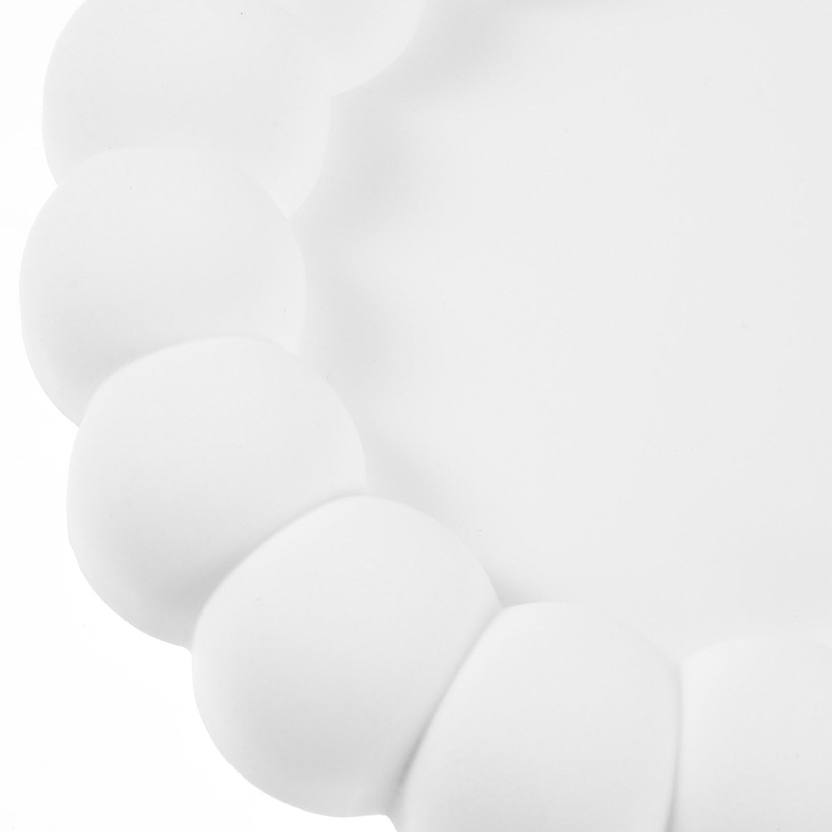 Round Tray Nail Decorations for Nail Art Dining Table Decor Jewelry Tray Home Decor Desk Tray Round Serving Tray Trinket Dish Earrings Holder Wedding White Earring Holder Plaster