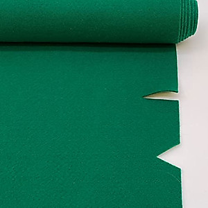 Acrylic Felt Fabric Pre Cuts, 2 Yards, 72 by 72 inches in Length by Ice Fabrics - Kelly Green