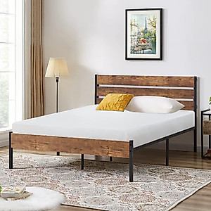 Queen Mattresses, 6 inch Gel Memory Foam Mattress with CertiPUR-US Bed Mattress in a Box for Pressure Relief, Medium Firm Queen Size Mattress in a Box Without Fiberglass