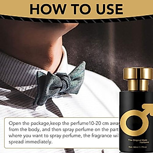 TARSHYRY Men Eau de Toilette Spray,Light Fragrance Glamor Lure Perfume,Warm Masculine Scent for Daily Use Long Lasting All Day Attractant Flirting Perfume Lasting Fragrance Mens Gifts