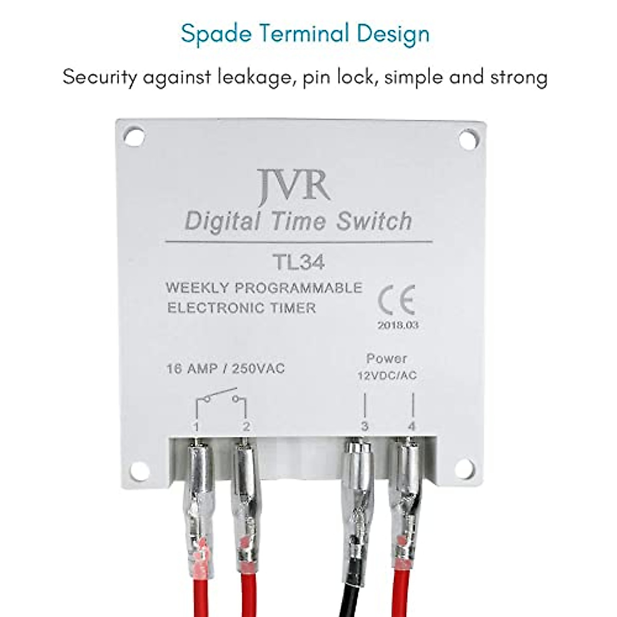 12V Timer Switch - Programmable, DC/AC/Solar Battery Powered | 12 Volt Timer Relay