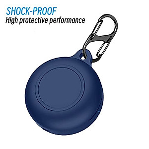 METEQI Silicone Protective Case Compatible with LG Tone Free FN7/FN6/FN5/FN4 (Navy Blue)