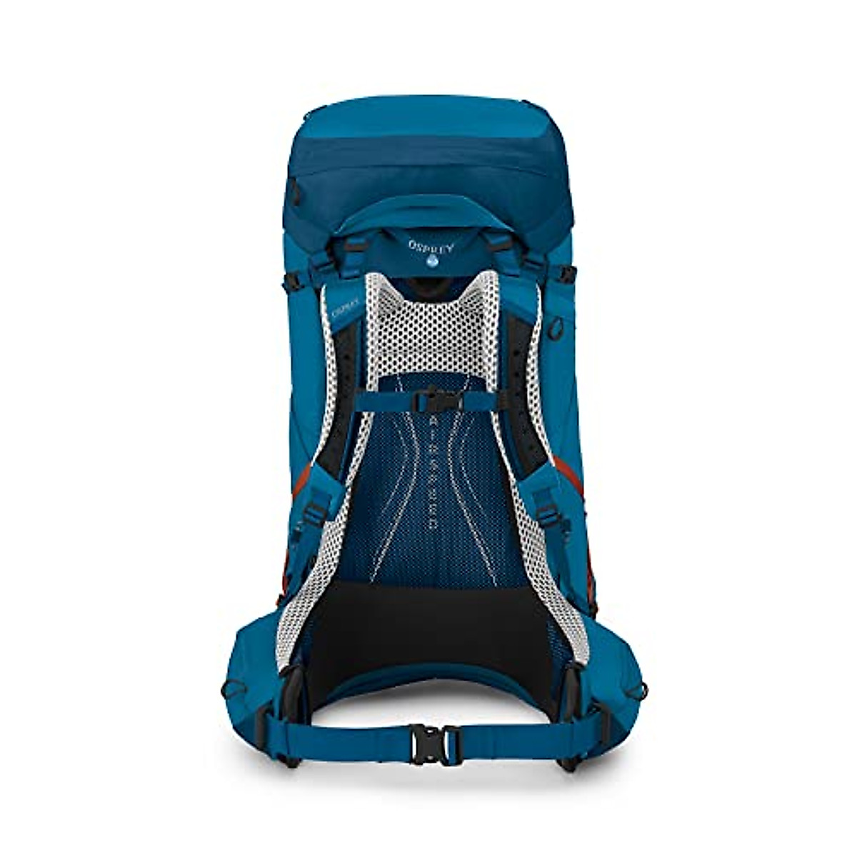 Osprey Atmos AG LT 65L Men's Backpacking Backpack, Night Shift/Scoria Blue, L/XL
