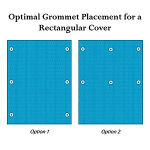 Sun2Solar Quick Drain Grommet Kit for Solar Heating Covers | Set of 6 | Water Drainage System Helps Remove Excess Water From Atop Blankets | Designed for In-Ground Above-Ground Swimming Pools and Spas