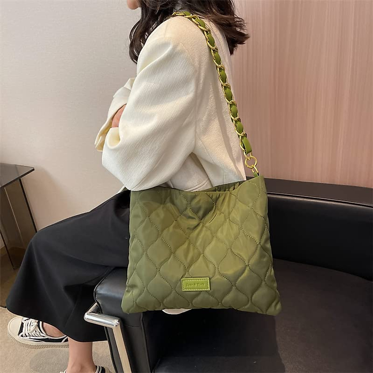 Hobo Bag Handbag for Women Tote Bag Lady Shoulder Bag for Girls Great Gift (green)…