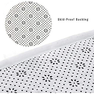 3 Pack Bath Mat Set, Cow Print Pattern Absorbent Memory Foam Soft Shower Bath Rugs Contour Mat and Lid Cover,Non Slip Velvet Bathrug,Shower Toilet Bathmats Carpet