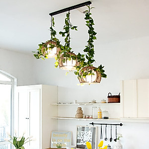 Apeair 3Pcs Artificial Greenery Ivy Vines Kit, 6FT Odorless Silk Ivy Garland, Green Leaves Fake Hanging Plants, for Boho Decor, Home, Classroom, Wall, Party and Wedding Decoration