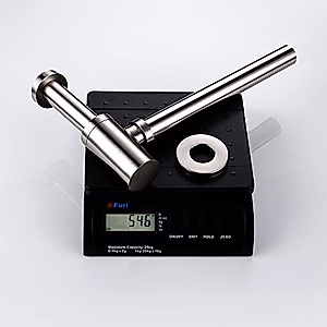 LMMDDP Brushed Gold Brass Euro Basin Bottle Plumbing Wash Pipe Waste Bathroom Sink Trap Style Siphon (Color : Brushed gold)