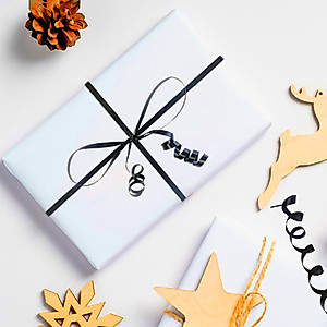 Black Curling Ribbon, 500 Yard Black Ribbon, Curling Ribbon, 1/5" Ribbon Curling for Present Wrapping, Balloon Ribbon, Birthday, Party, Festival, Florist Flowers Decoratio, Art Craft