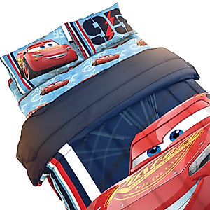 Jay Franco Disney Pixar Lightning McQueen Full Size Sheet Set, Cars 95