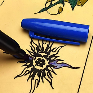 SUPVOX 6pcs Tattoo Skin Marker Tips Pen Scribe Pen Tattoo Supplies