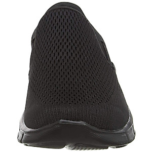 Skechers mens Equalizer Double Play Slip On Loafer, Black, 11.5 Wide US