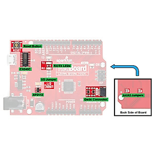 SparkFun RedBoard Qwiic ATMega328P compatible with Arduino board w/ Qwiic Connector and CH340C Serial-USB Converter IC Breadboardable R3 footprint microcontroller Improved reset button