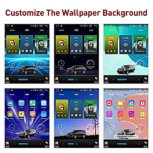 Car Radio for Cadillac Escalade 2007-2014, Android 12 Stereo 10.4inch Octa-Core 4+64G Wireless Carplay Android Auto 4G Network 5G WiFi DSP Bluetooth Steering Wheel Controls Free AHD Camera
