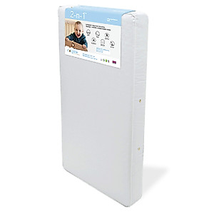 Colgate Mattress 2-N-1 - Breathable Dual-Firmness Crib Mattress Designed for Infants & Toddlers Featuring Innerspring Unit and Two Cushioning Layers Per Side