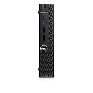 Dell Optiplex 3050 Micro PC Desktop, Intel Core i5-7500T 2.7GHz Quad-Core (4 Core), 8GB DDR4 RAM, 256GB SSD, Windows 10 Pro (Renewed)