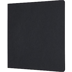 Moleskine Art Sketch Pad, Soft Cover, Square (7.5" x 7.5") Plain/Blank, Black, 48 Pages