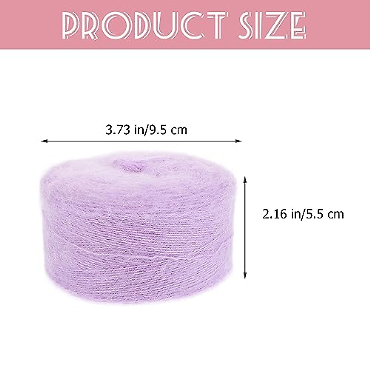 VILLCASE Crochet Thread Wool Yarn Hand Knitting Crochet Yarn Woven Thread Wool Thread Line Woolen Yarn for Knitting Crafts