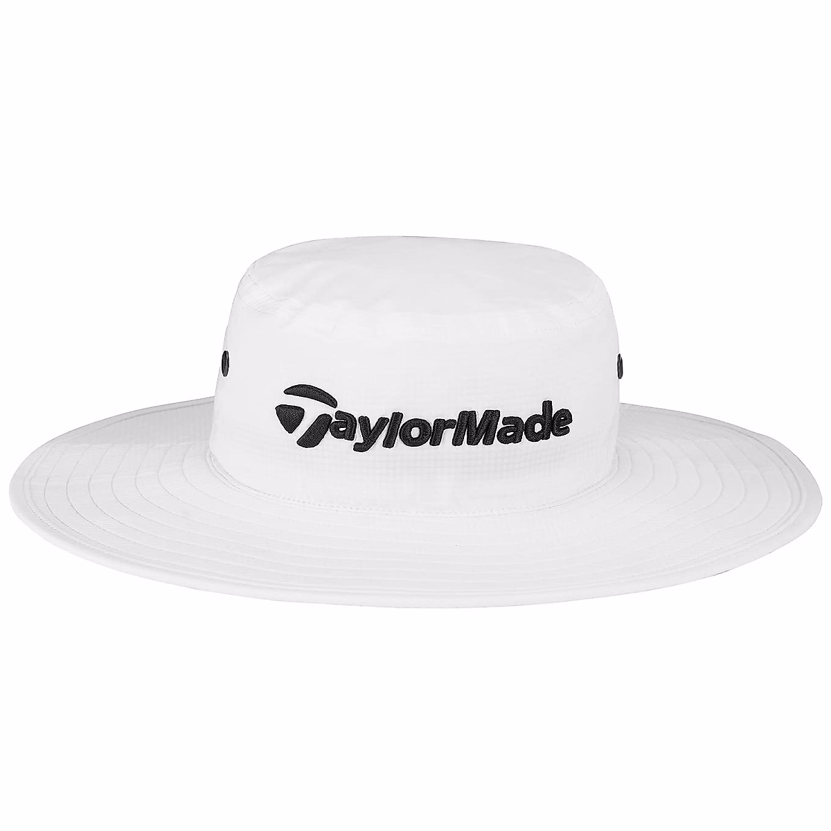 TaylorMade Golf Standard Eyelet Bucket HAT, Gray, Small/Medium