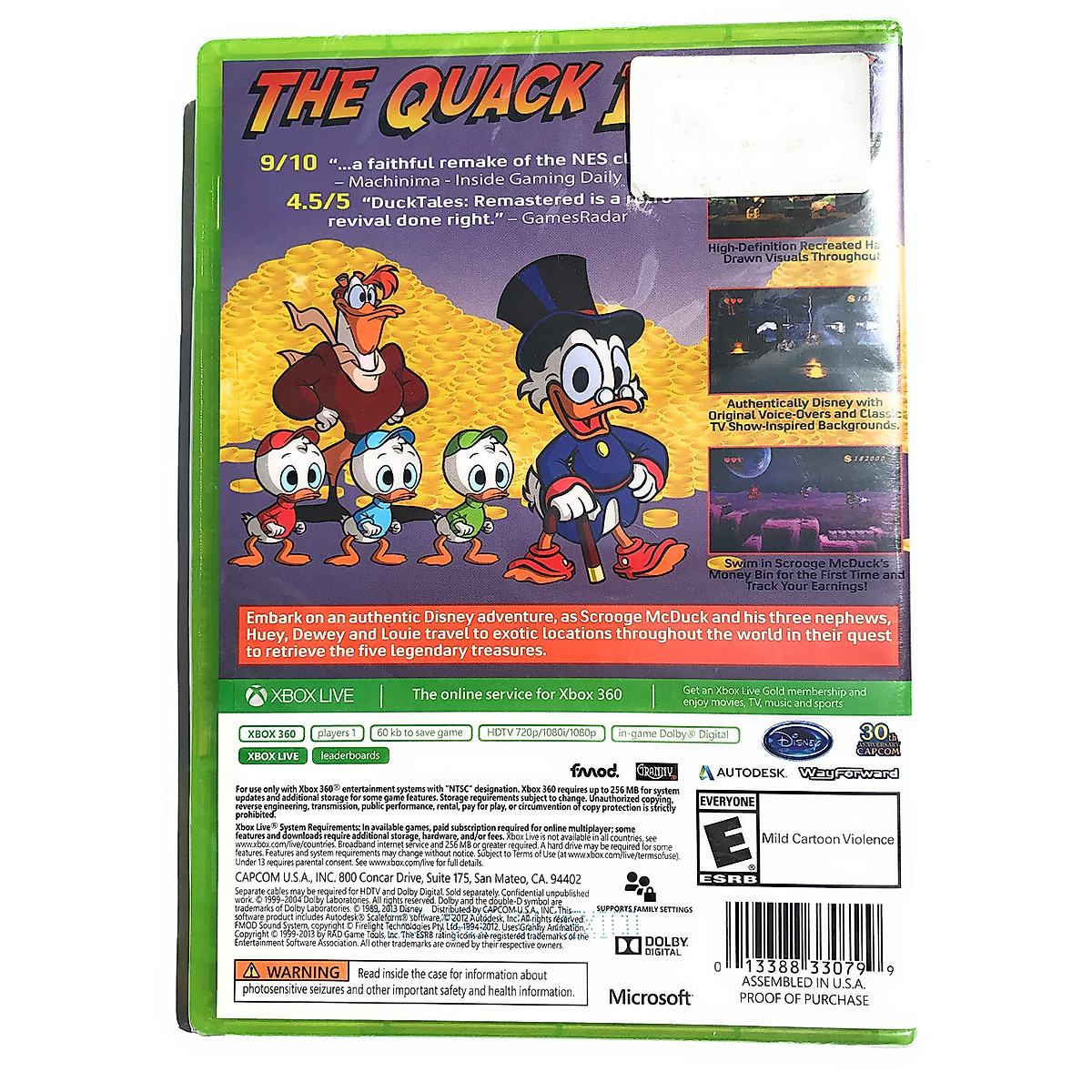 DuckTales - Remastered 360 - Xbox 360