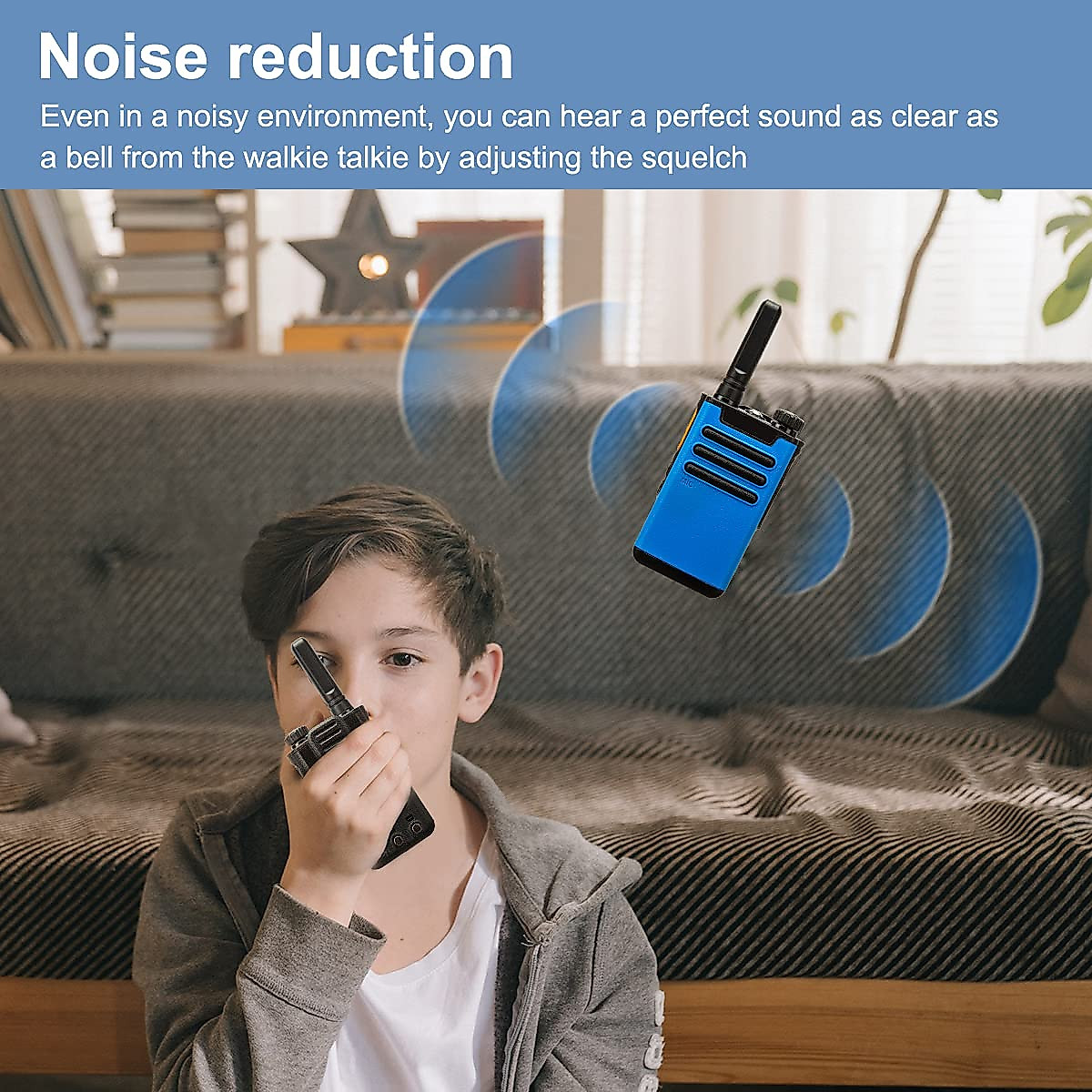 CallToU Wireless Intercom for Home,Caregiver Walkie Talkies for Seniors/Elderly/Patient/Disabled,2 Way Radio Intercom System Long Range for Outdoor with Activities Flashlight