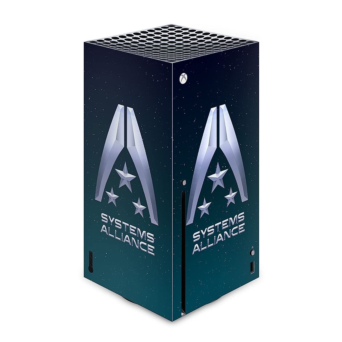 Head Case Designs Officially Licensed EA Bioware Mass Effect Systems Alliance Logo Graphics Vinyl Sticker Gaming Skin Decal Cover Compatible With Xbox Series X Console