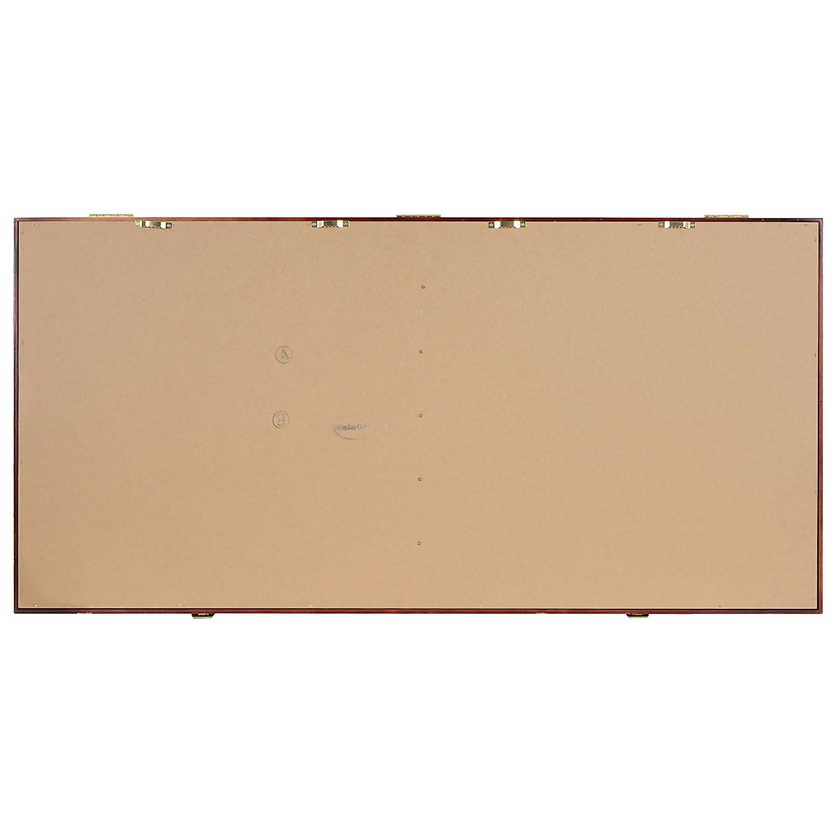 DisplayGifts Toy Minifigures Miniatures Display Case Frame Wall Cabinet Stand 200 Toys Dust Protection Mahogany Finish