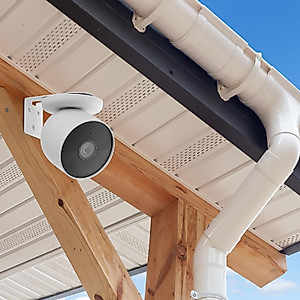 UYODM 2Pack Adhesive Metal Wall Mount Bracket Compatible with Google Nest Cam Outdoor or Indoor, Battery - 2nd Generation, VHB Stick On,No Drilling Mounting Get The Best View,Two Ways Installation