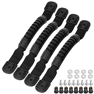 LIXADA Kayak Carry Handles 4pcs Black Kayak Accessories Kayak Handles