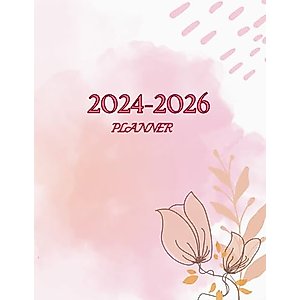 2024-2026 Monthly Planner: 3 Year Calendar Large Size 8.5x11 inches | 36 Months Jan 2024 - Dec 2026 with Federal Holidays | Monthly Design ( Calendar 2024-2026 for Purse)