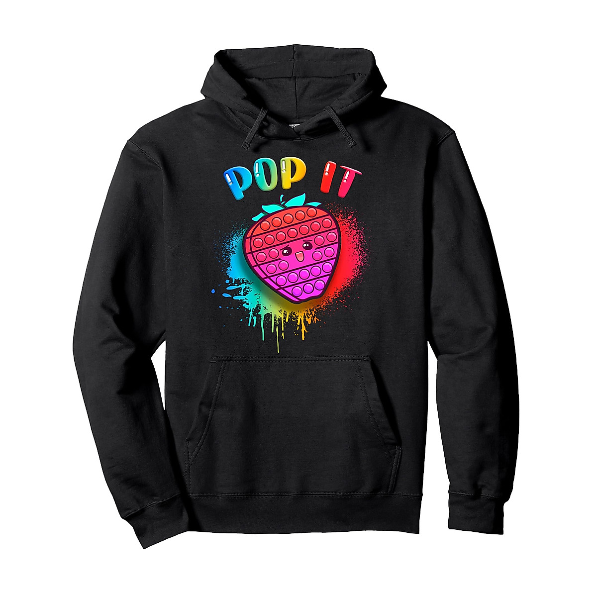 Strawberry Pop It Fidget Toy for Girls Pop It Pullover Hoodie