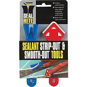 Everbuild Seal Rite Strip and Smooth Out Sealant Tool Twin Pack