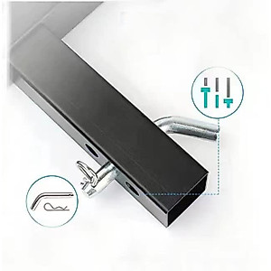 Sunshine Artisan Hitch Step for 2'' receivers and Rust Towing Bumper Guard Black Hitch Steps for Most Cars SUV Trucks Automotive Bump Step 1 Pack