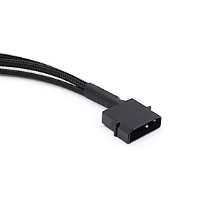 2 Pack Molex to 3 Pin or 4 Pin Fan Adapter Computer PC Case Fan Power Splitter Cable, 10 inch