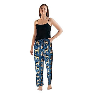 German Shepherd Pajama Pants – Cotton Blend - All Season - Comfort Fit Lounge Pants for Women and Men – German Shepherd Gifts