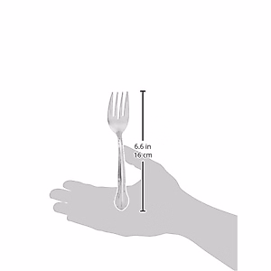 Winco 12-Piece Elegance Salad Fork Set, 18-0 Stainless Steel