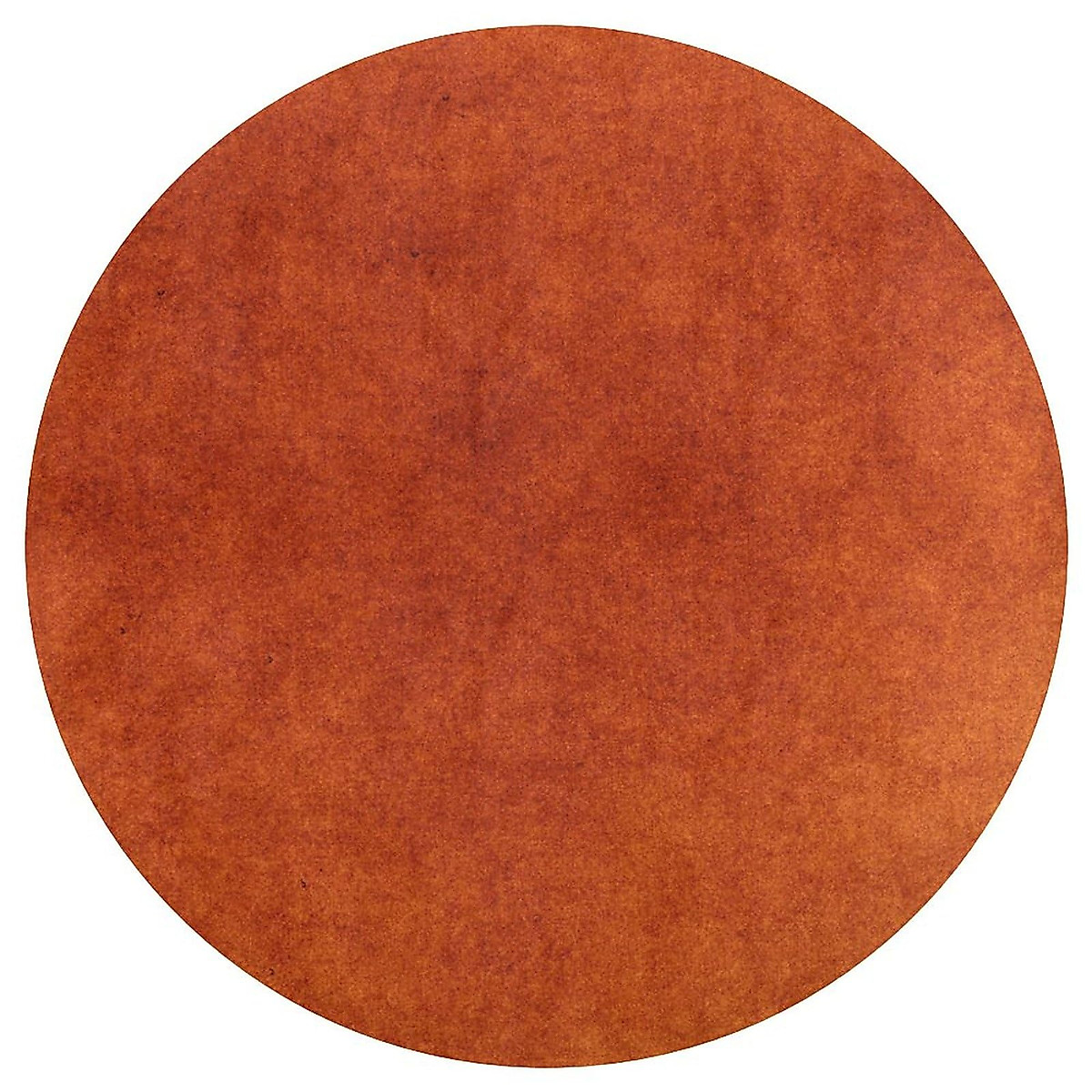 Generic Round Area Rug,Burnt Orange Non-Slip Bathroom Rug Soft Floor Carpet Mat for Living Room Bedroom Dining Room Decor, 24inch