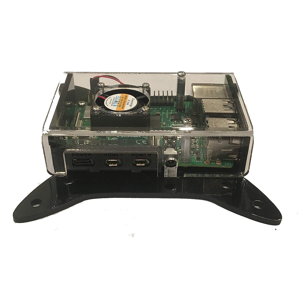VESA Mount Case for Raspberry Pi 4 with Fan