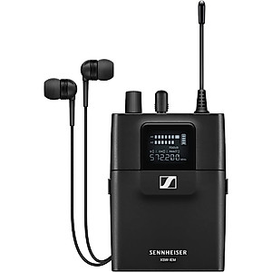 Sennheiser XSW IEM SET Stereo In-Ear Wireless Monitoring System A: 476 to 500 MHz (509146) Bundle with Auray Carrying Bag for Wireless System