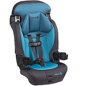 Safety 1st Grand 2-in-1 Booster Car Seat, Forward-Facing with Harness, 30-65 pounds and Belt-Positioning Booster, 40-120 pounds, Capri Teal