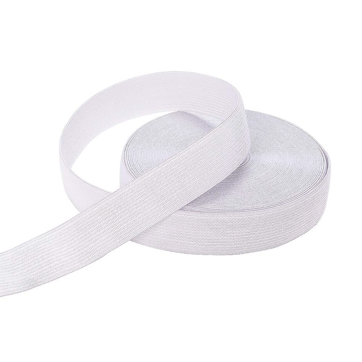 Airisoer Elastic Bands for Sewing 1 Inch 32 Yards White Knit Elastic Spool High Elasticity